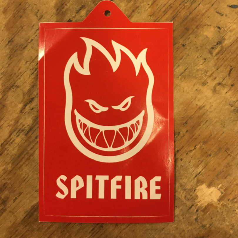 Spitfire Logo (7x10) - Stickers – Kims Kiosk Skateshop - Koldings skate ...